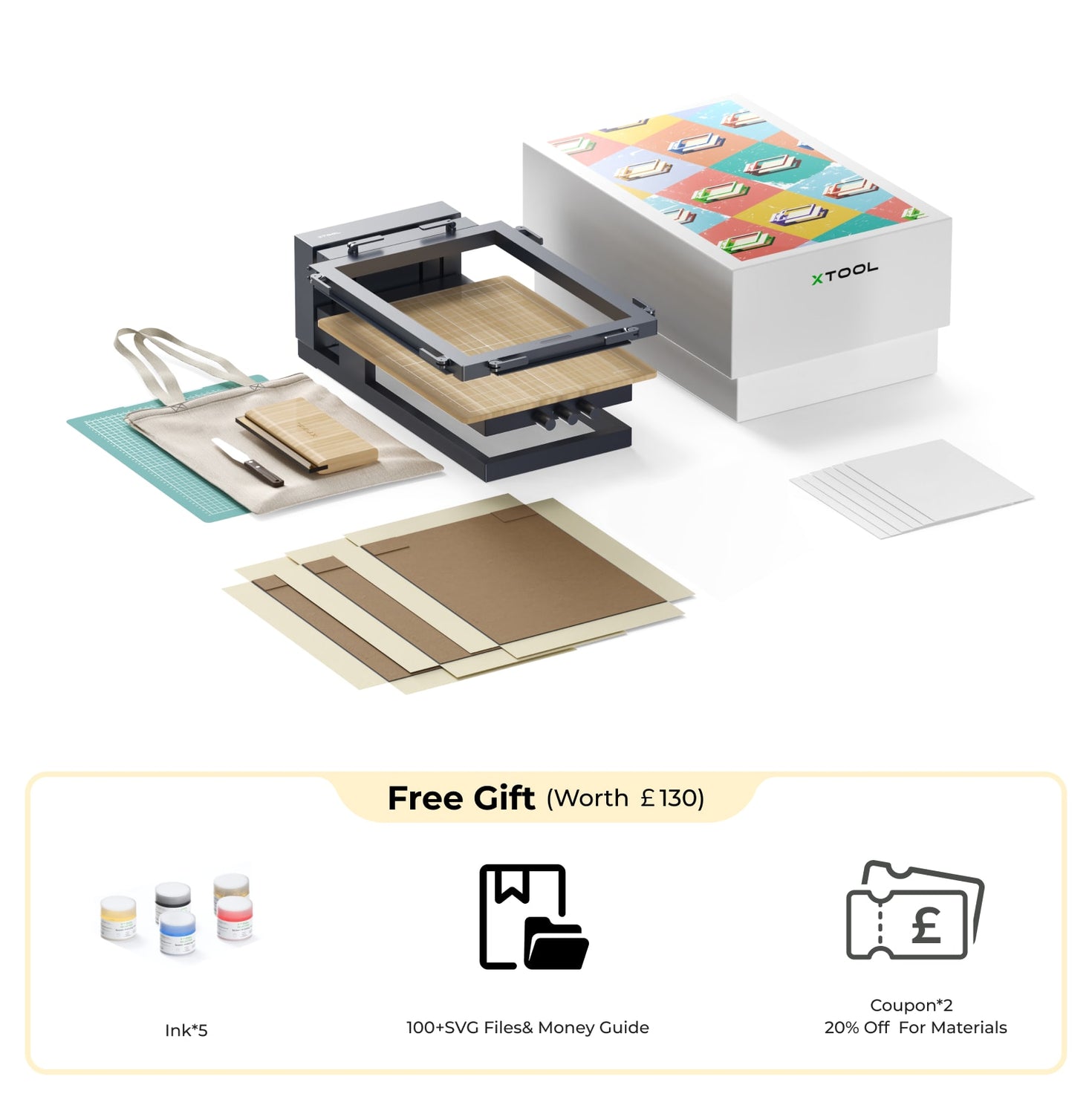 xTool Screen Printer: 1st Screen Printing Solution with Laser