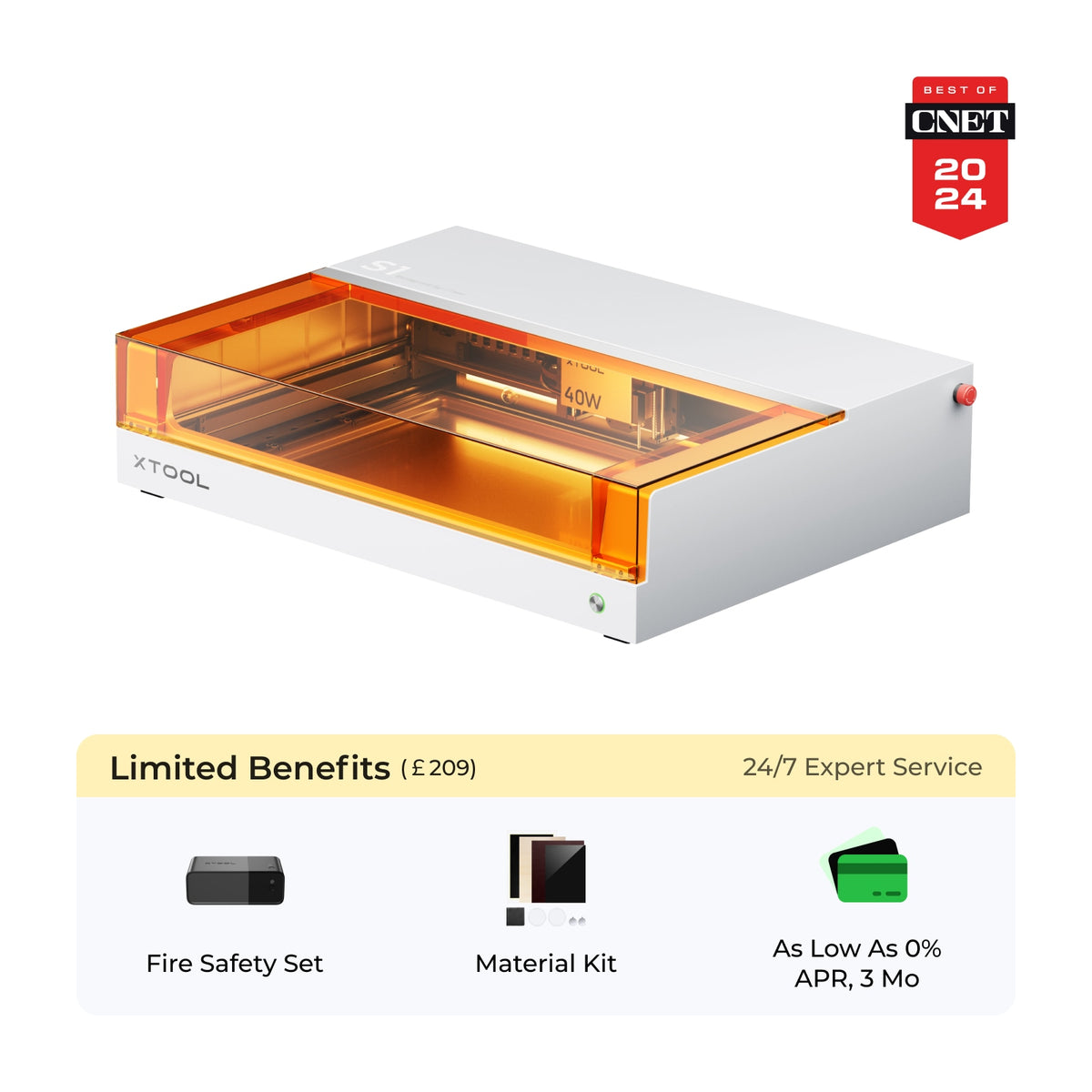 xTool S1 Enclosed Diode Laser Cutter | xTool UK