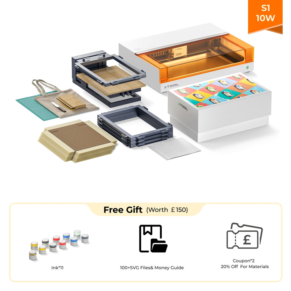 xTool Screen Printer: 1st Screen Printing Solution with Laser