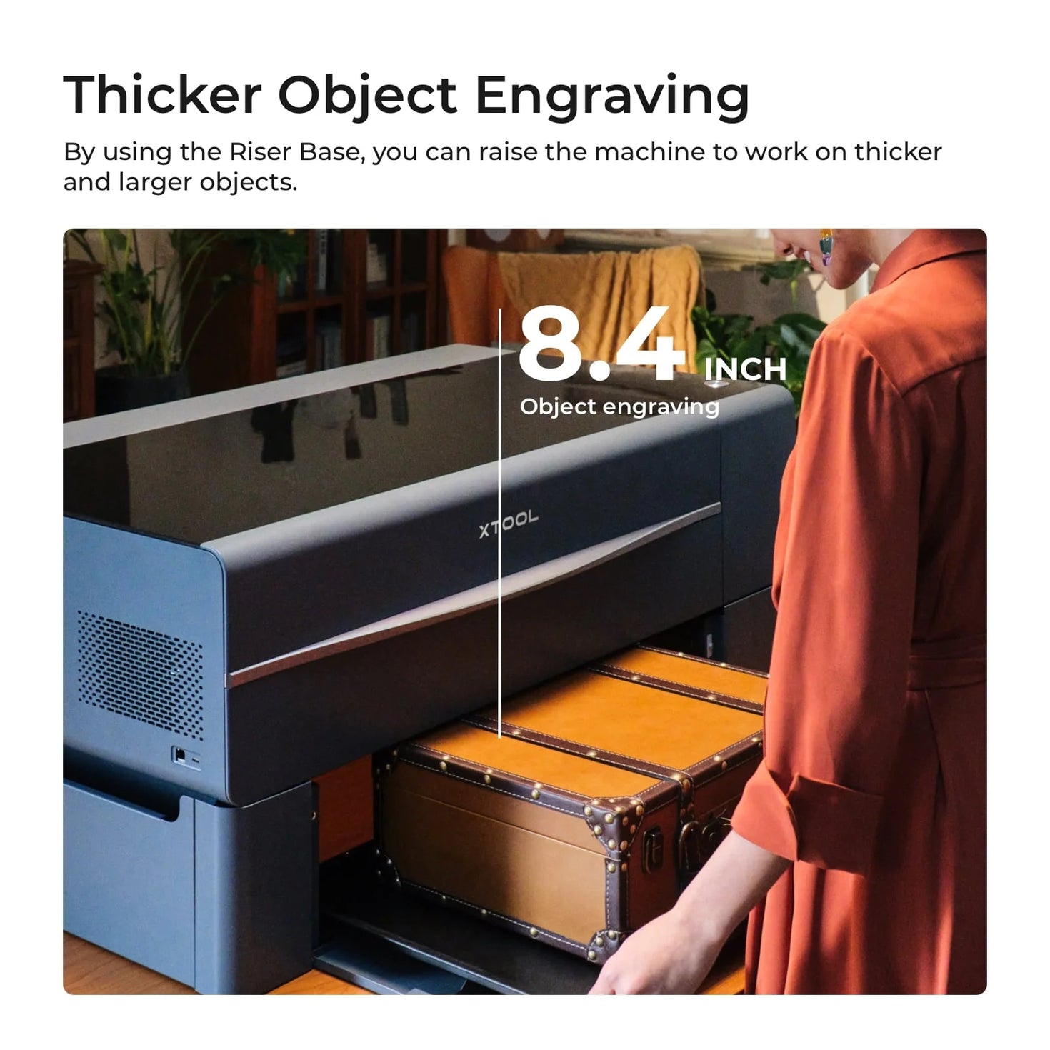 xTool P2 Versatile and Smart Desktop 55W CO2 Laser Cutter