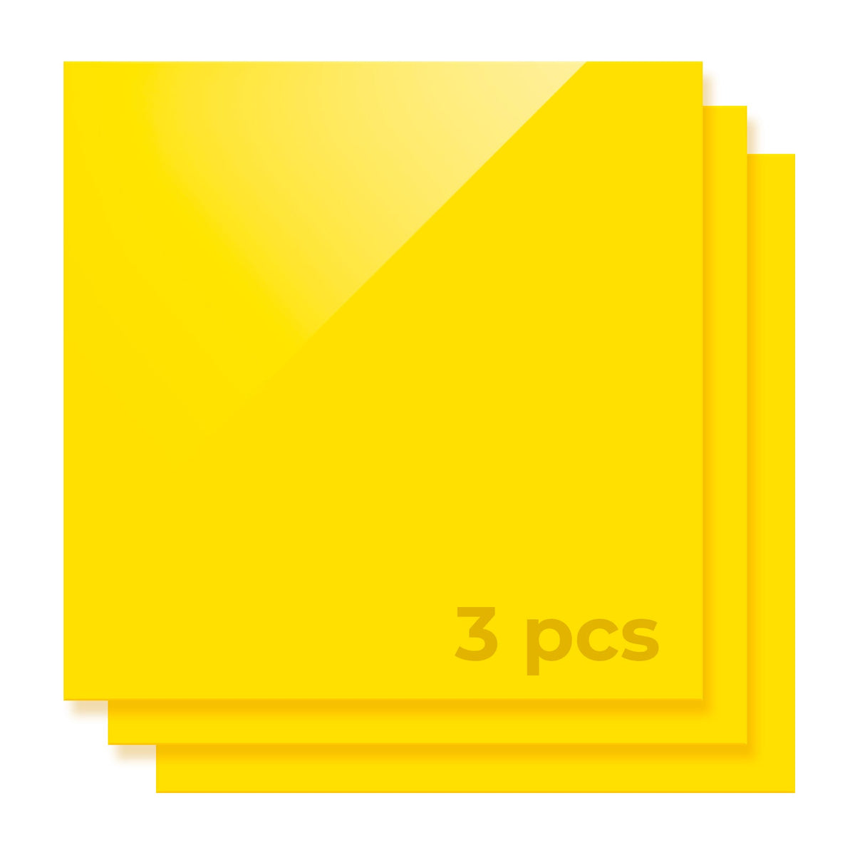 1/8" Opaque Glossy Acrylic Sheet(3pcs)