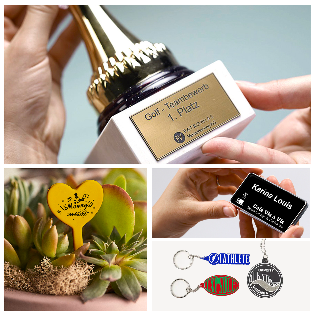 1/20" Laser Engraving Two-Tone Plastic Sheet (5pcs)